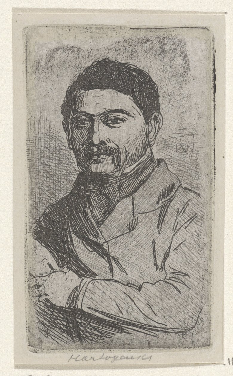 Portrait of Joseph Hartogensis by Jan Weissenbruch