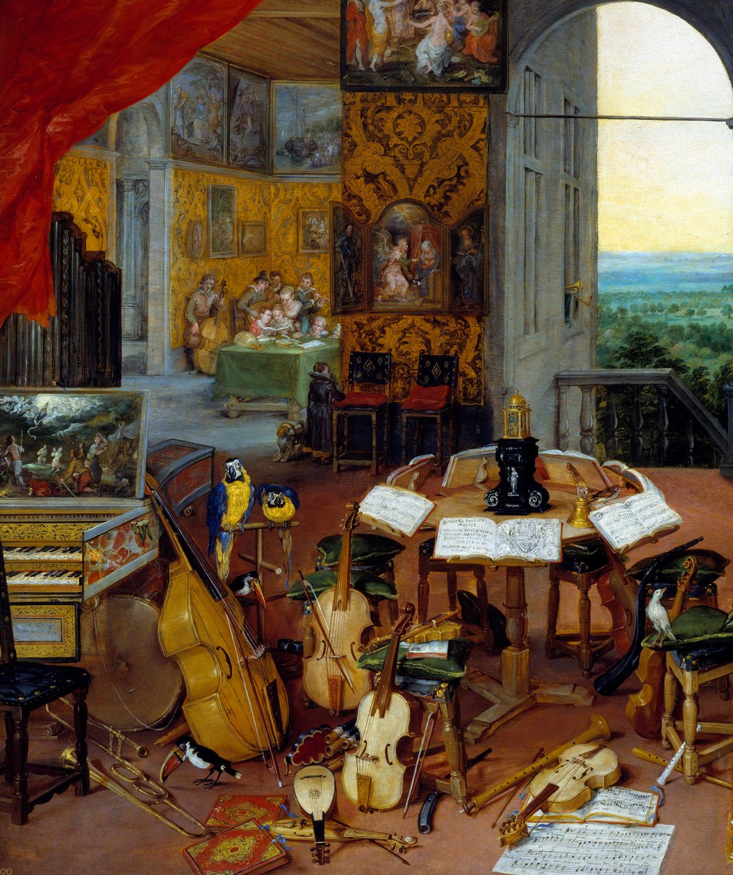 Detail Hearing Representing Musical Instruments