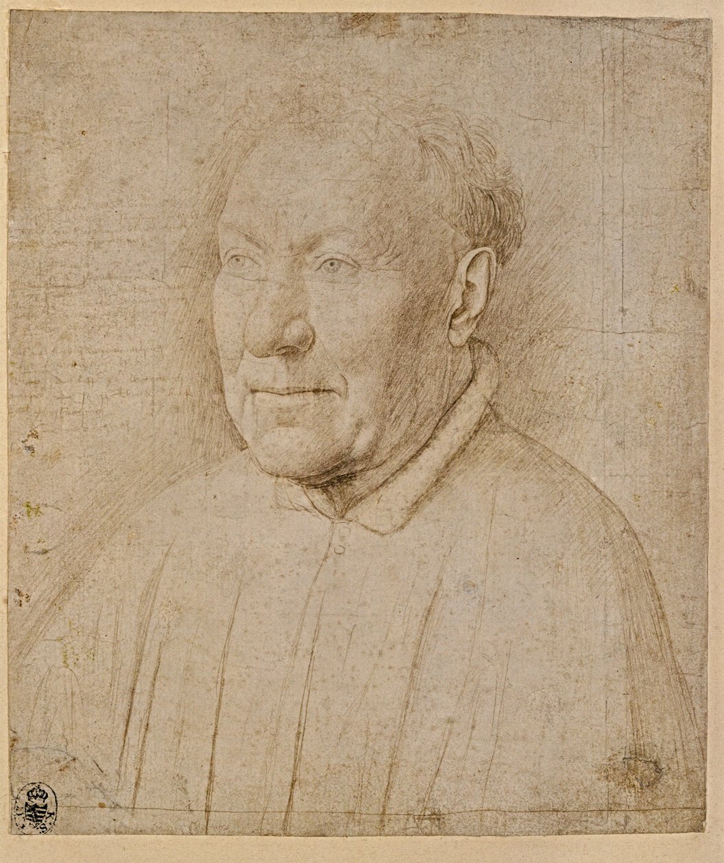 Cardinal Niccolo Albergati by Jan van Eyck: Fine art print