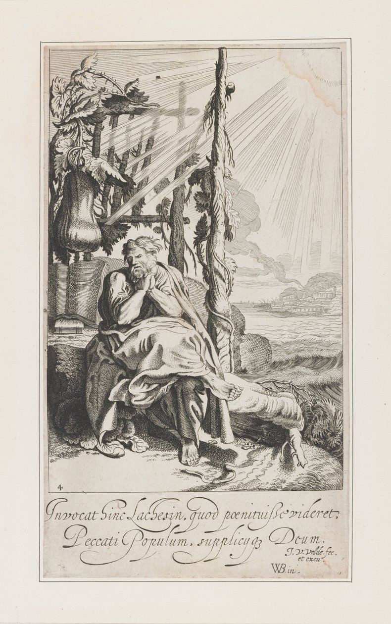 The Story of Jonah by Jan van de Velde II: Fine art print