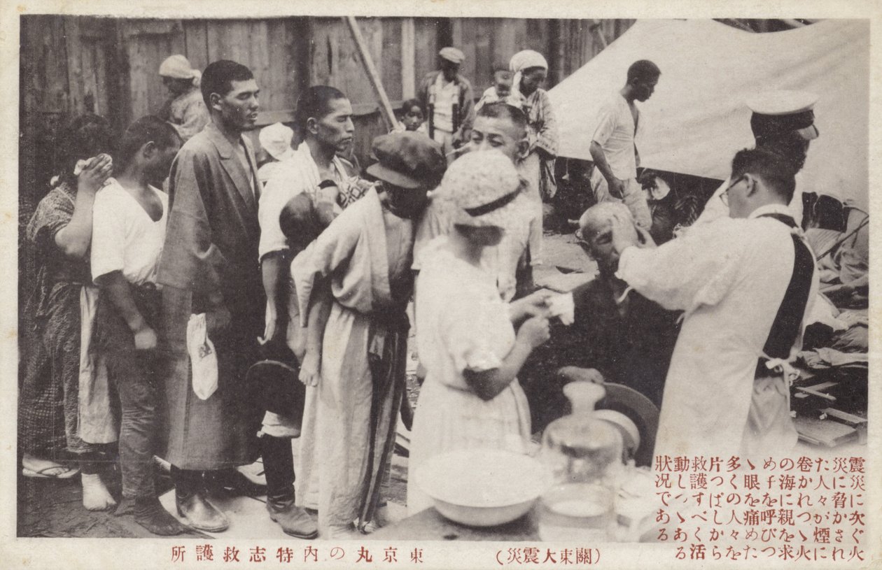 Aftermath of the Great Kanto Earthquake, Japan, 1923