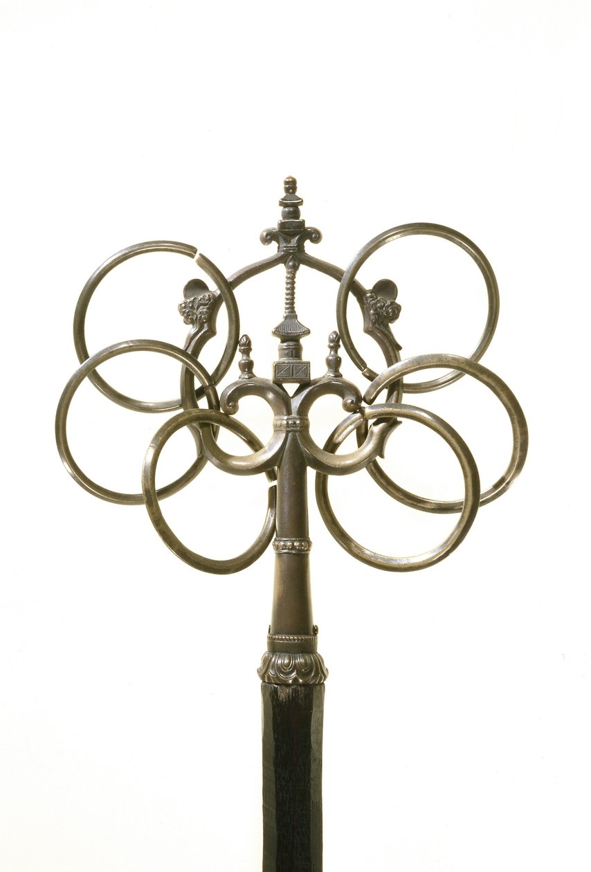 Finial Of A Buddhist Priest S Staff Shakujo Kamakura Period