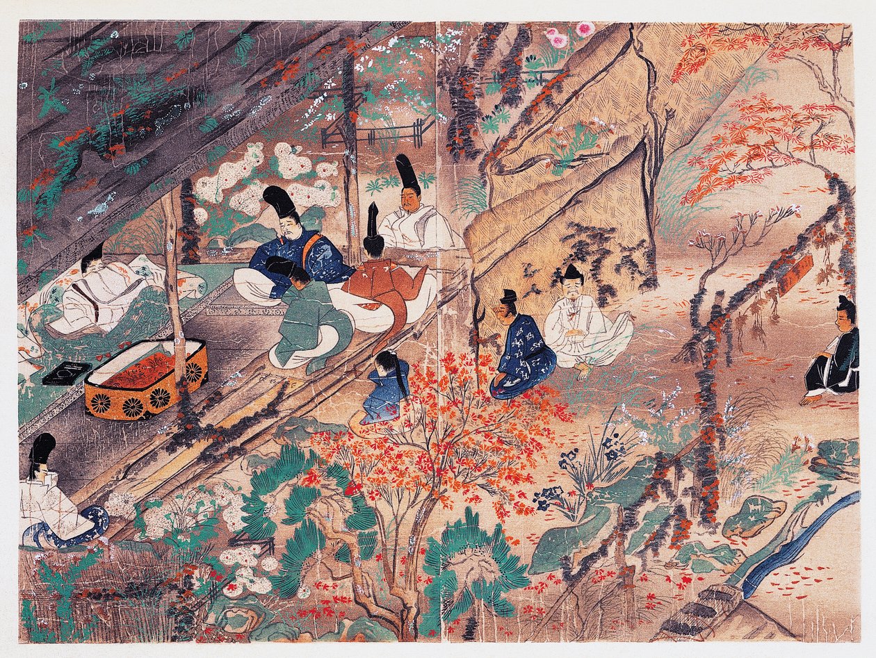 Heian Statesman and Poet Sugawara Michizane in Exile