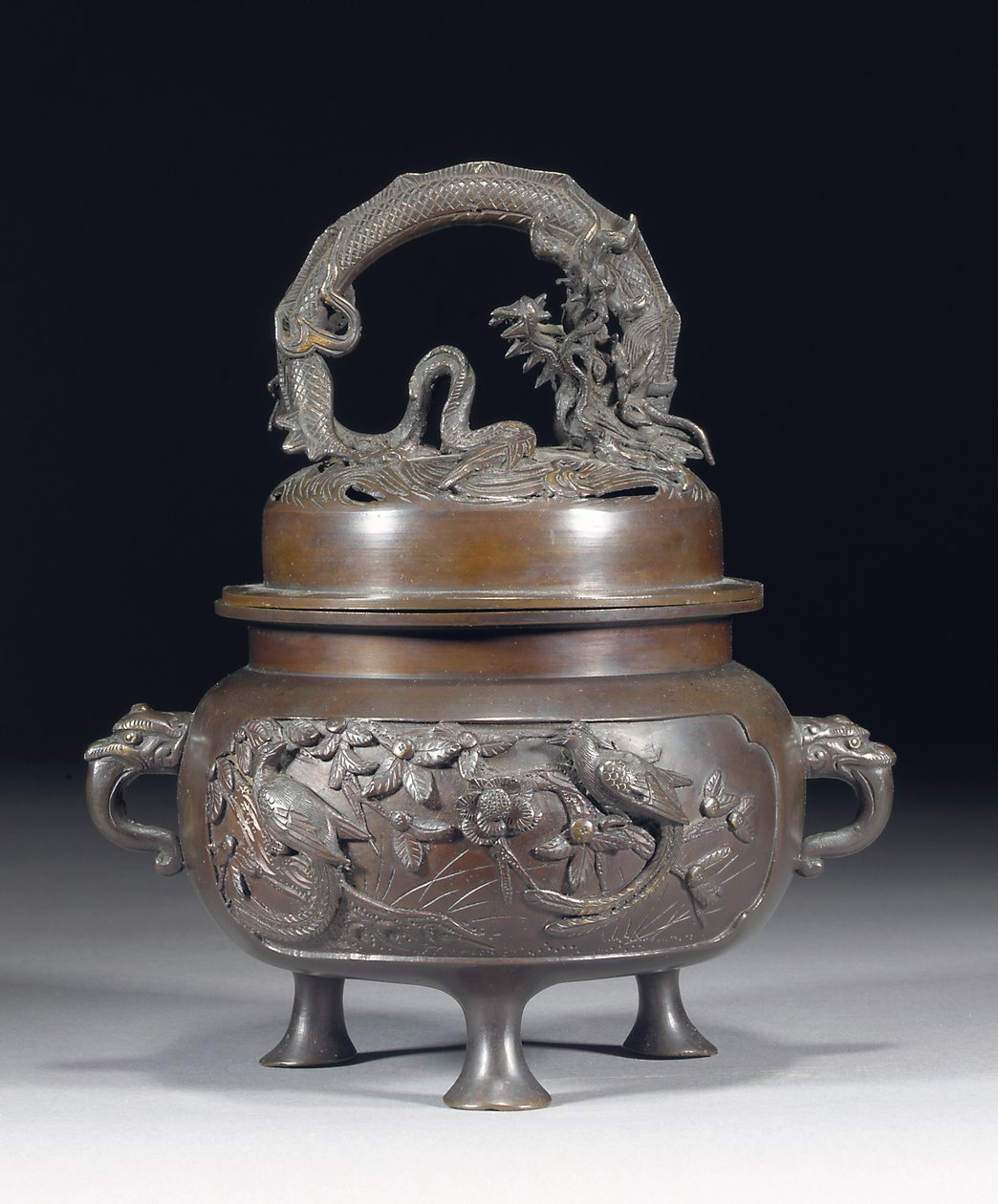 Tripod koro and cover by Japanese School: Fine art print