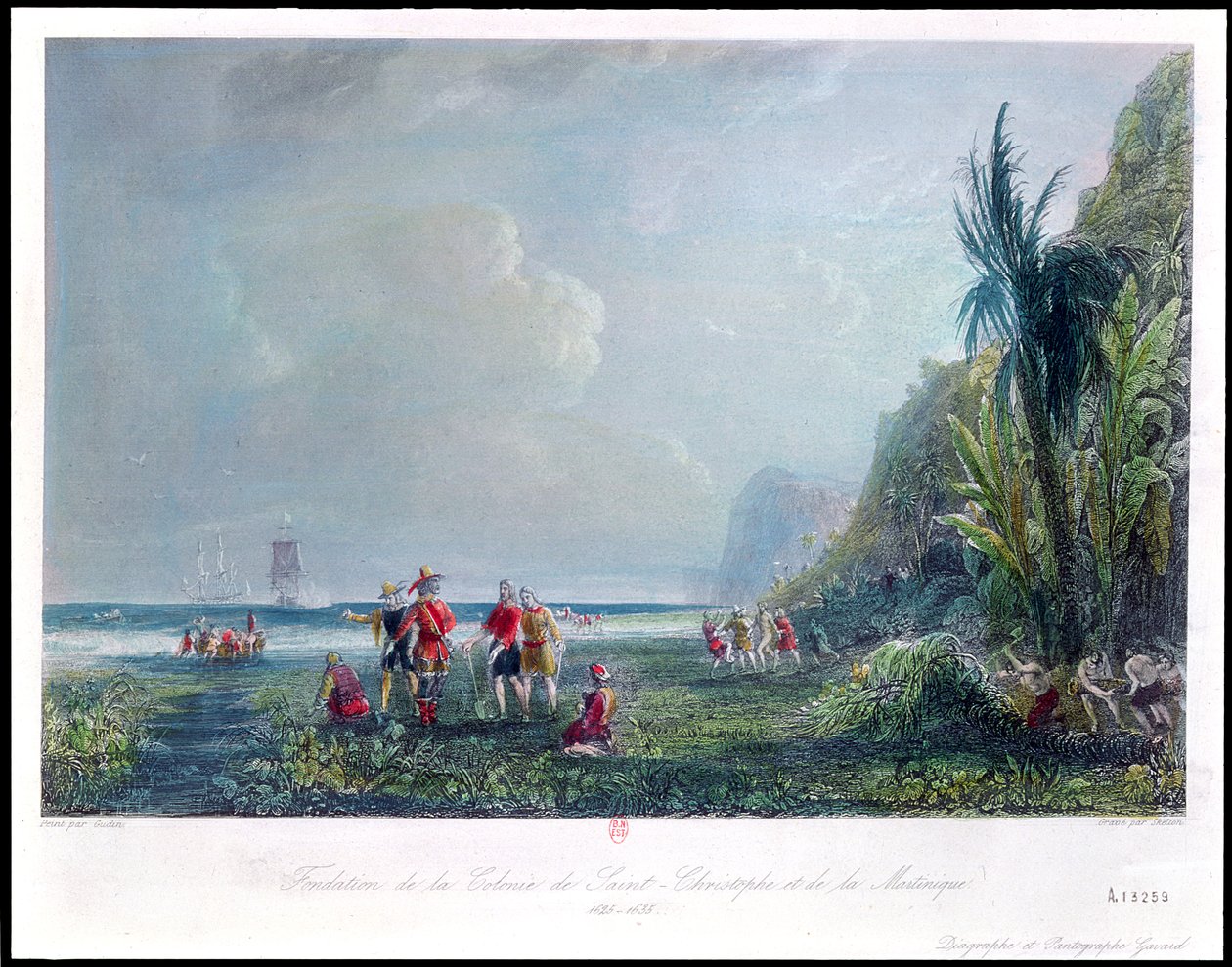 The Founding of the Colony of Saint-Christophe and Martinique