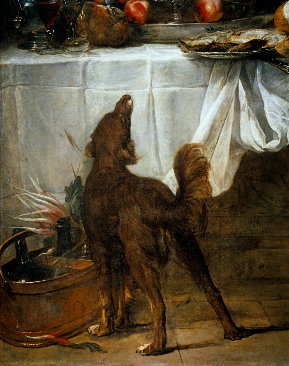 The Buffet by Jean-Baptiste Simeon Chardin: Fine art print