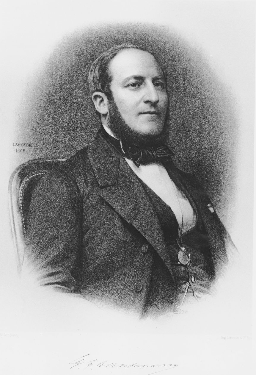 Portrait of Baron Georges Eugene Haussmann (1809-91), 1865