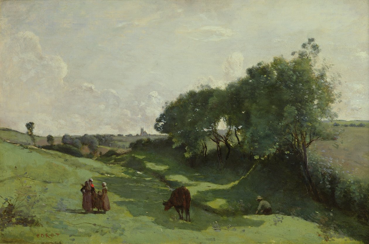 The Little Valley by Jean-Baptiste-Camille Corot