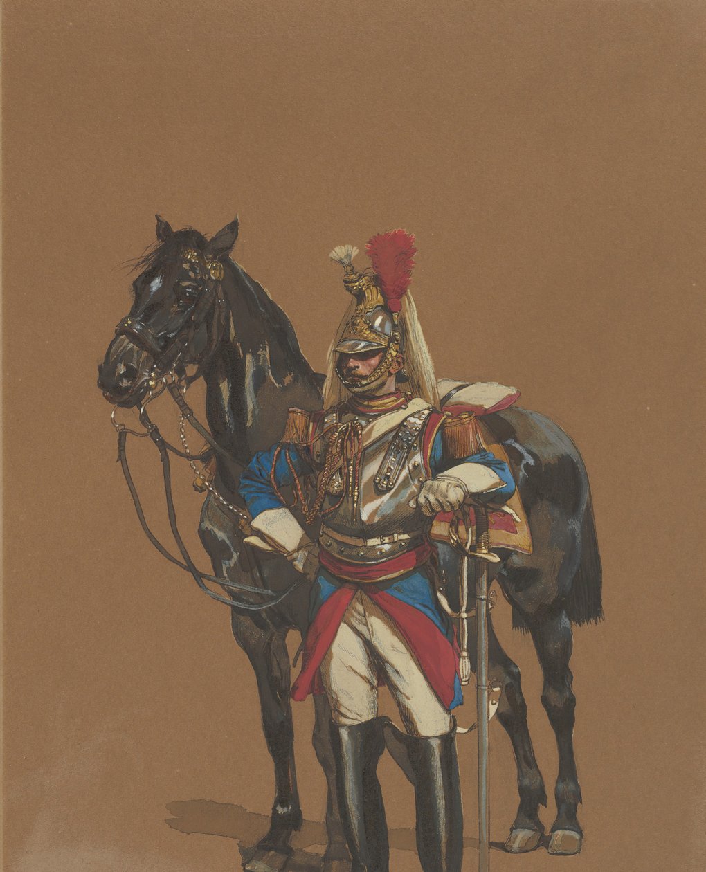 Cuirassier by Jean Baptiste Edouard Detaille