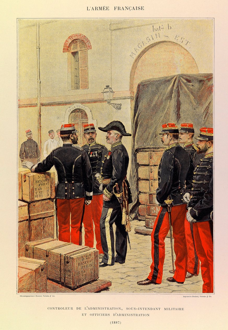 Types and Uniforms of the French Armee of Captain Jules Richard ...