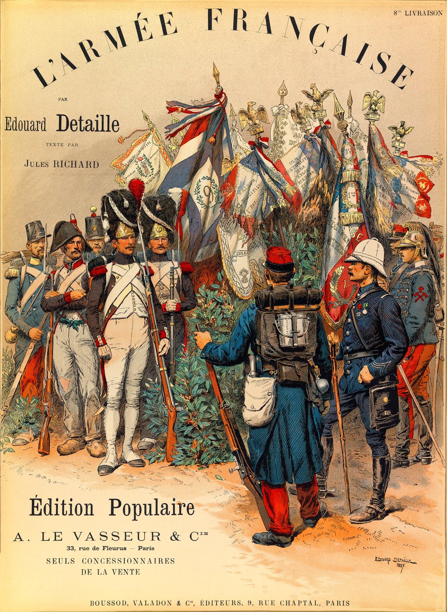 Types and Uniforms of the French Army by Captain Jules Richard ...