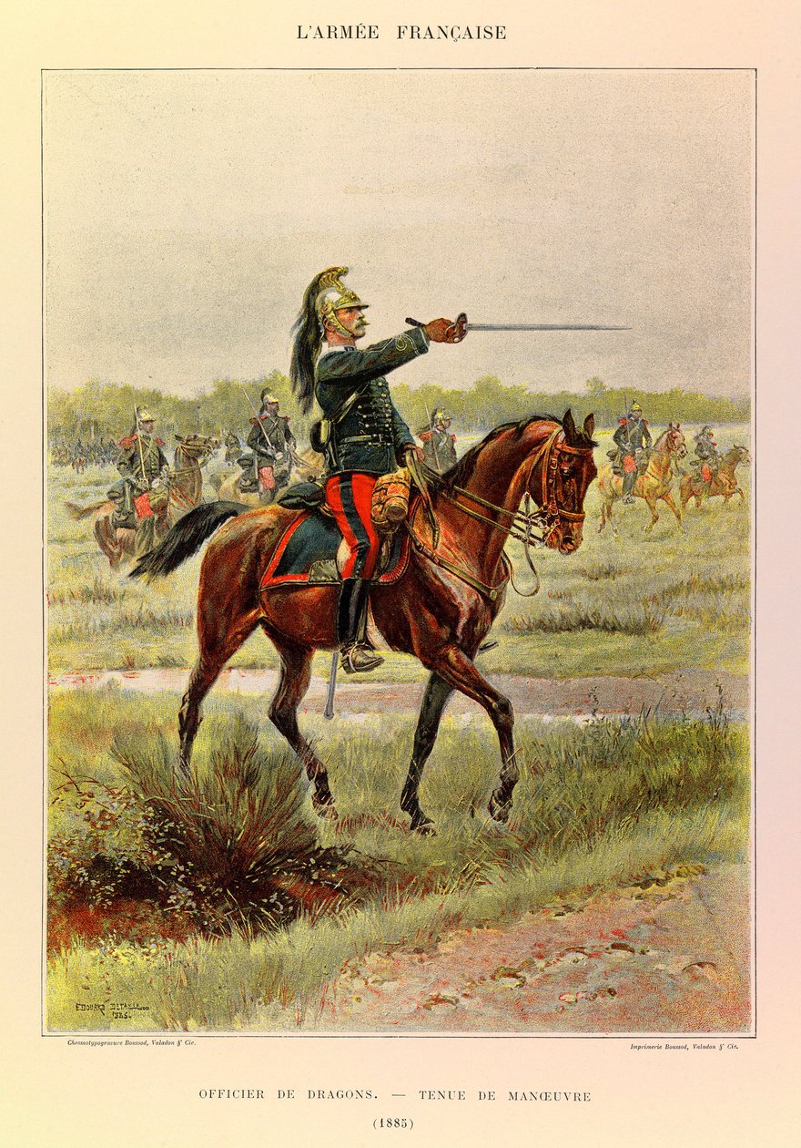 Types and uniforms of the French Army of Captain Jules Richard ...