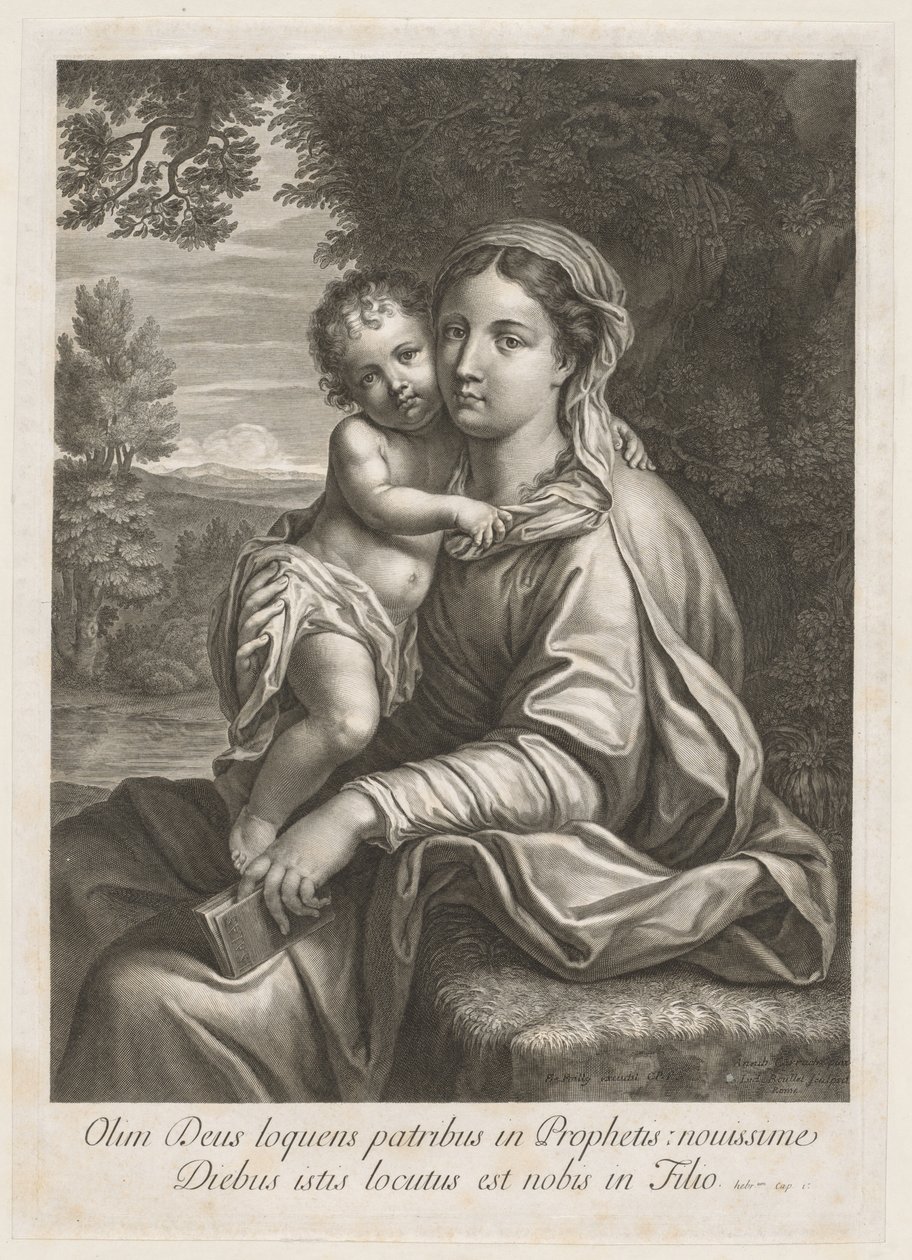 Madonna and Child by Jean Louis Roullet: Buy fine art prints