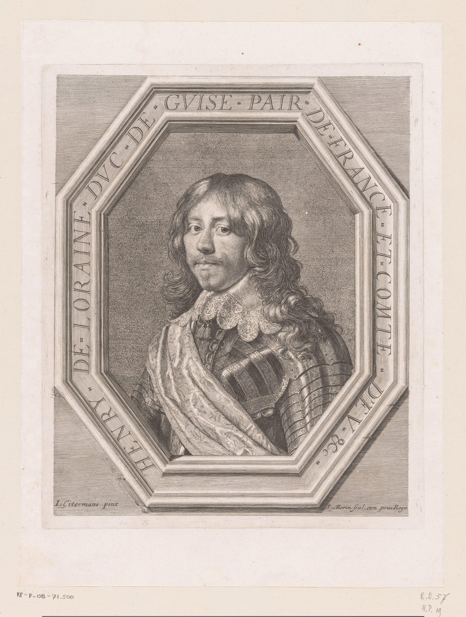 Portrait of Henry II of Lorraine, Duke of Guise