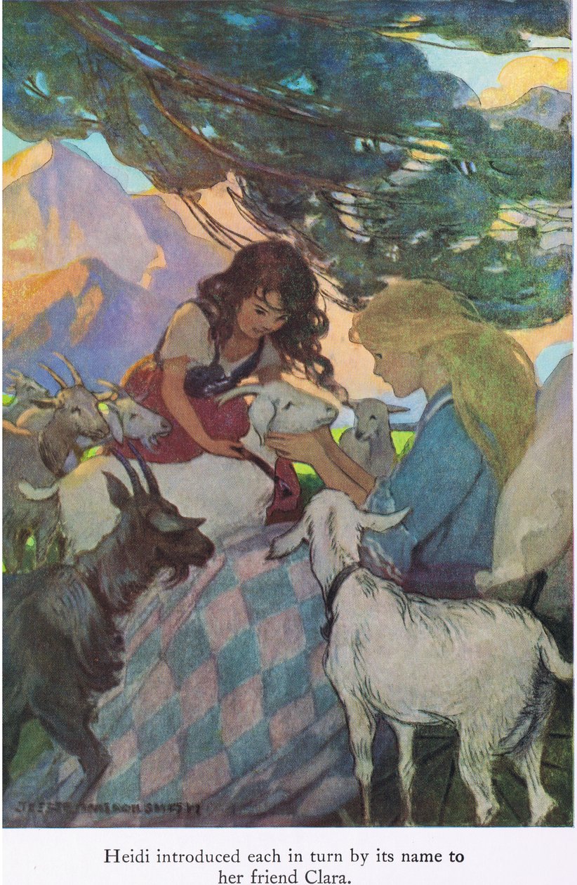 Heidi introduced each in turn by it's name to her friend Clara ...