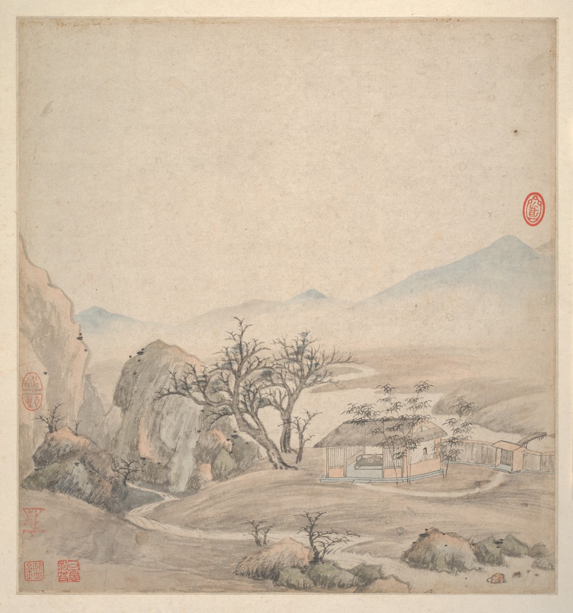 Landscapes in the styles of ancient masters by Jian Wang