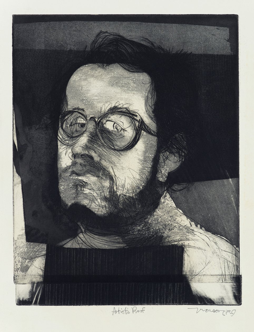 Self-portrait by Jim Monson: High-quality fine art print