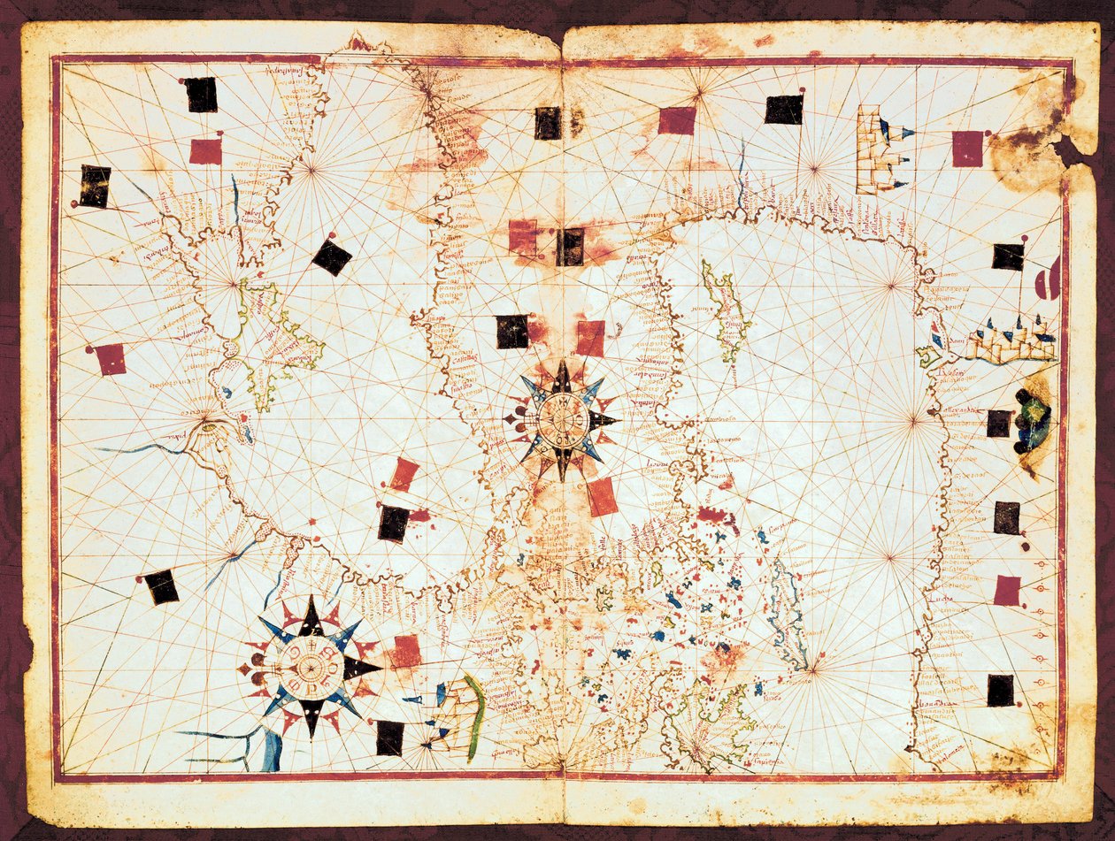 Map of the Eastern Part of the Mediterranean and the Black Sea ...