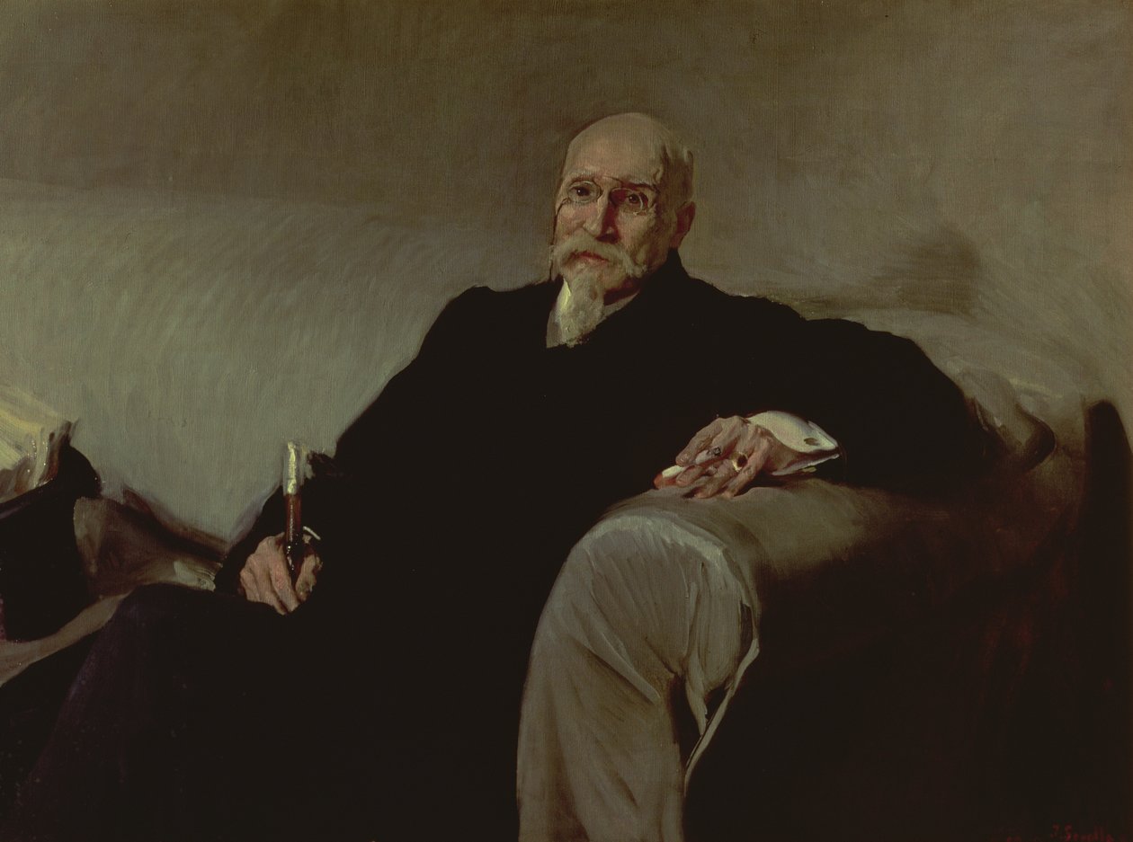 Portrait of Jose Echegaray y Eizaguire, Spanish Mathematician and Dramatist