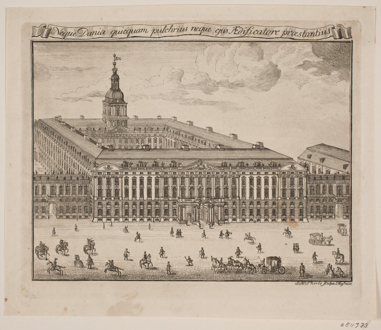 Christiansborg Palace by Johan Herman Thiele