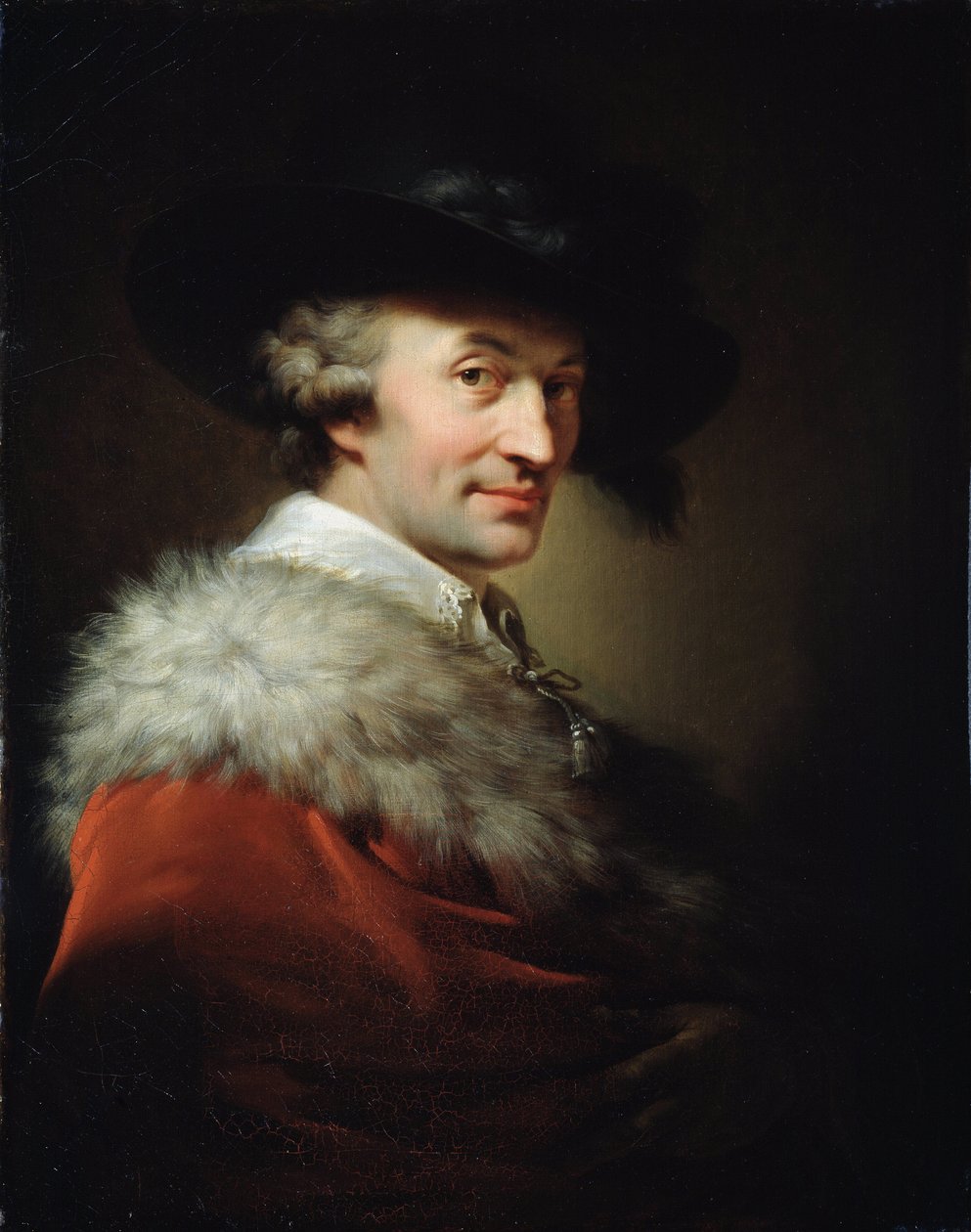 Portrait of the Architect La Tour by Johann Baptist I Lampi