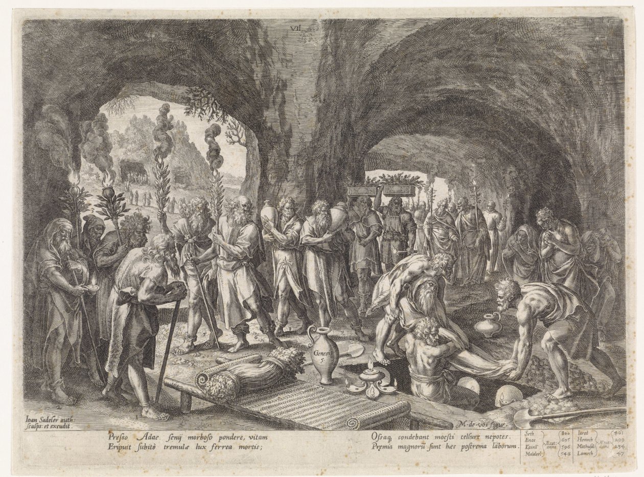 Funeral of Adam by Johann Sadeler (I): Buy fine art print