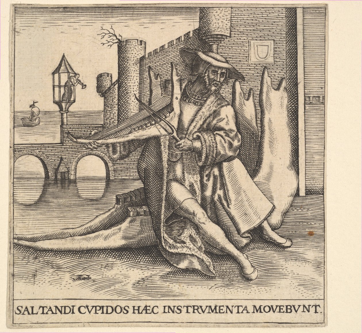 The Rich Man Playing Violin on a Jaw Bone
