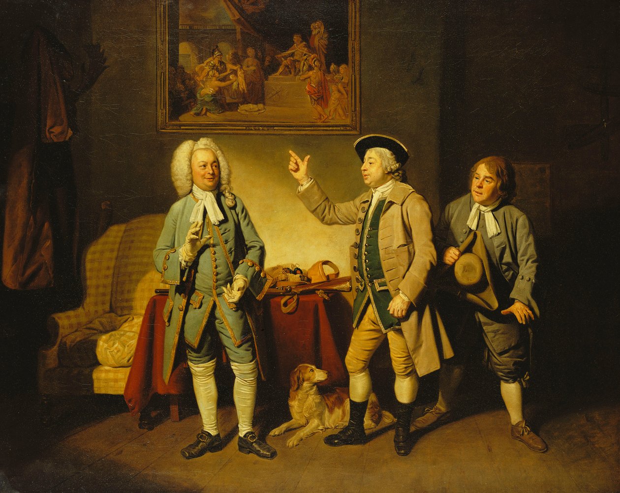 A Scene from 'Love in a Village' by Isaac Bickerstaffe, Act 1, Scene 2 ...