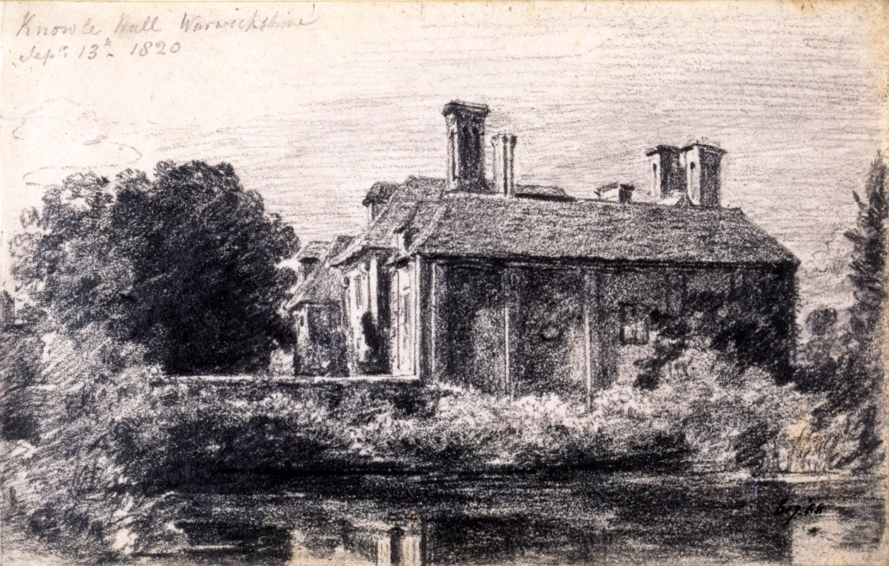 Knowle Hall by John Constable: Premium art reproduction