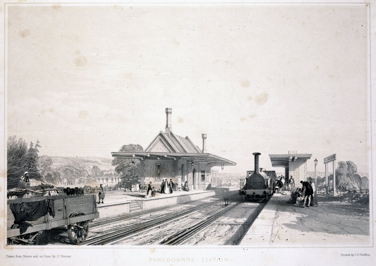 Pangbourne Station by John Cooke Bourne: Buy fine art prints
