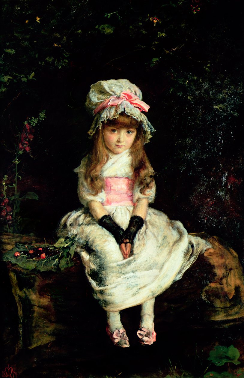 Cherry Ripe, 1879 by John Everett Millais: Fine art print