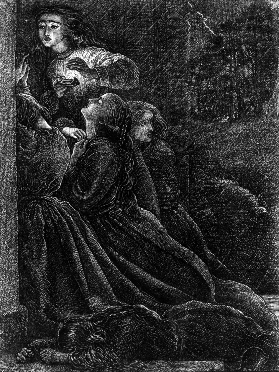 The Five Foolish Virgins, illustration from 'The Parables of Our Lord ...
