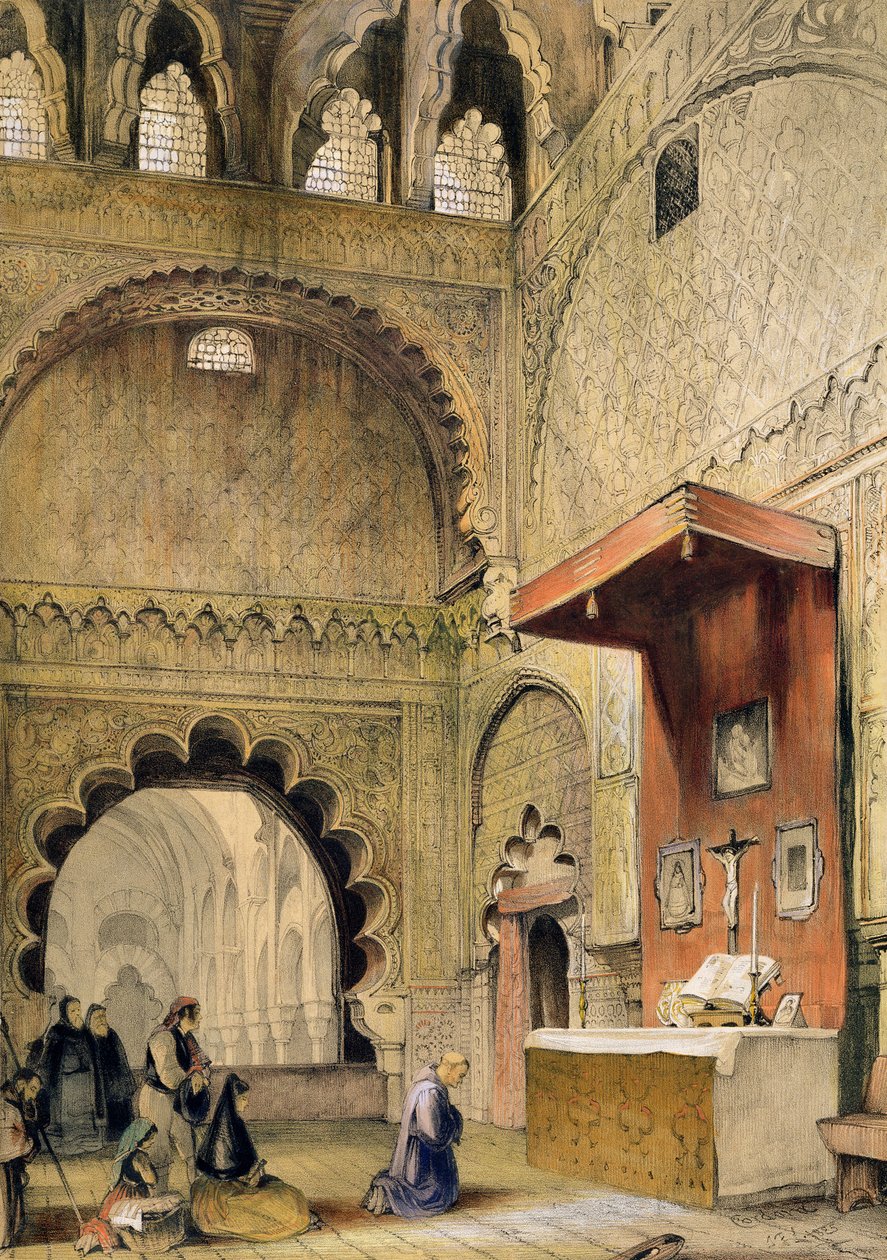 Monk Praying at a Christian Altar in the Mosque, from 'Sketches of ...