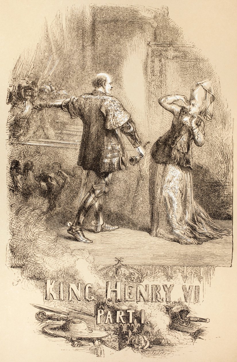 Henry VI, Part I (1890) by John Gilbert: Fine art print