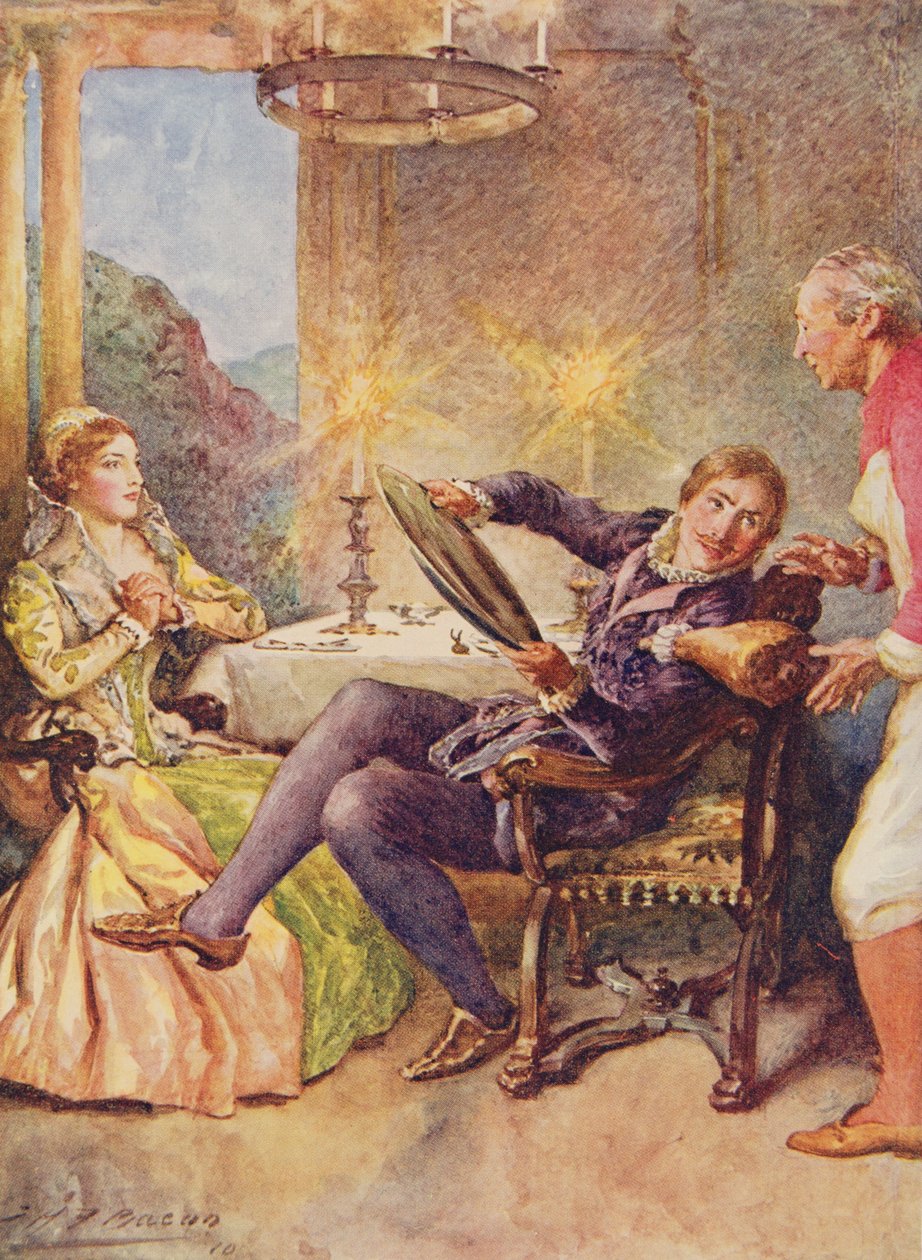 Katharina and Petruchio in The Taming of the Shrew from Children's ...