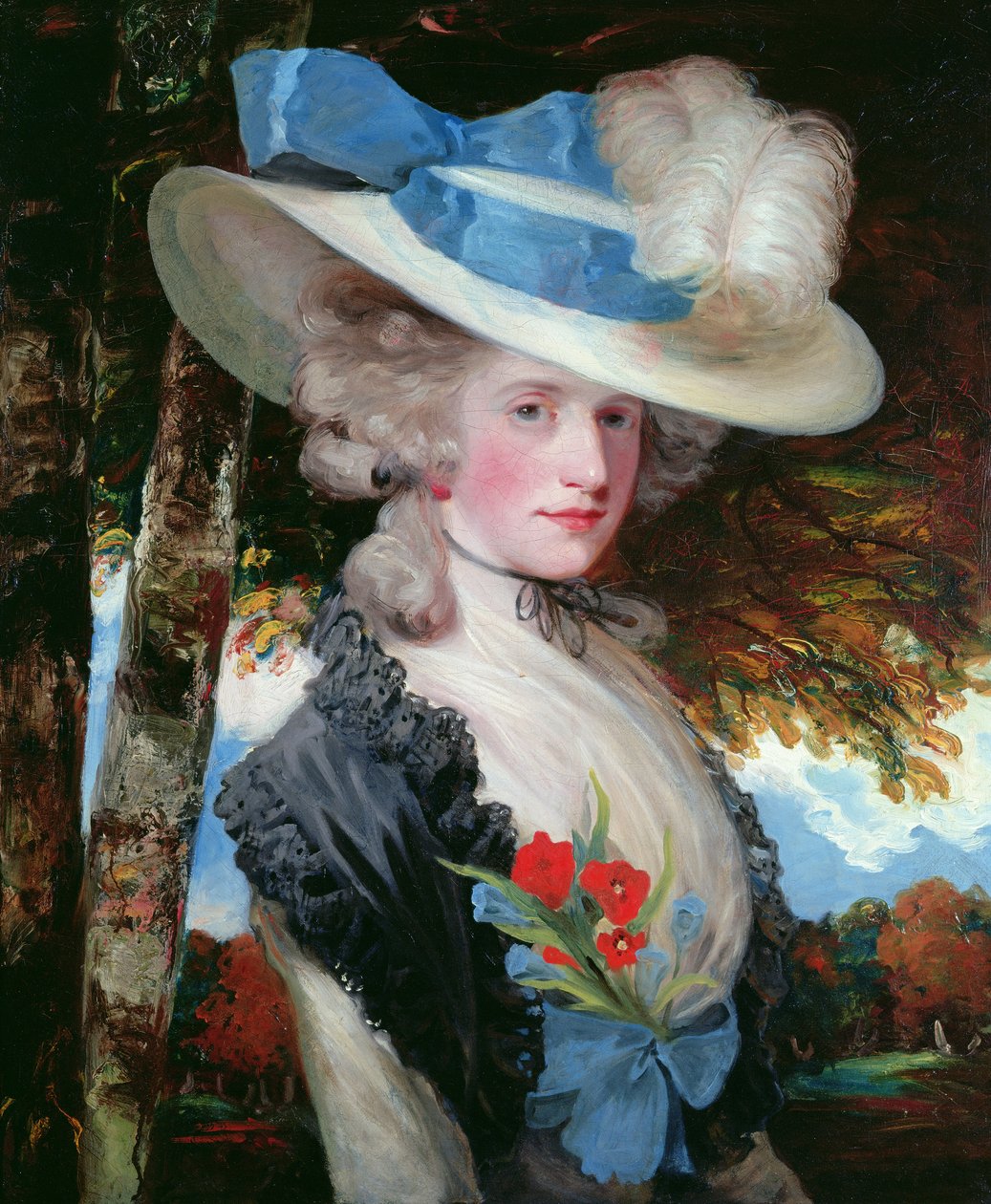 Portrait of The Hon. Mrs Hugo Meynell by John Hoppner