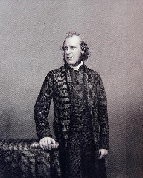 Reverend William Landels, from 'The Drawing-Room Portrait Gallery of ...