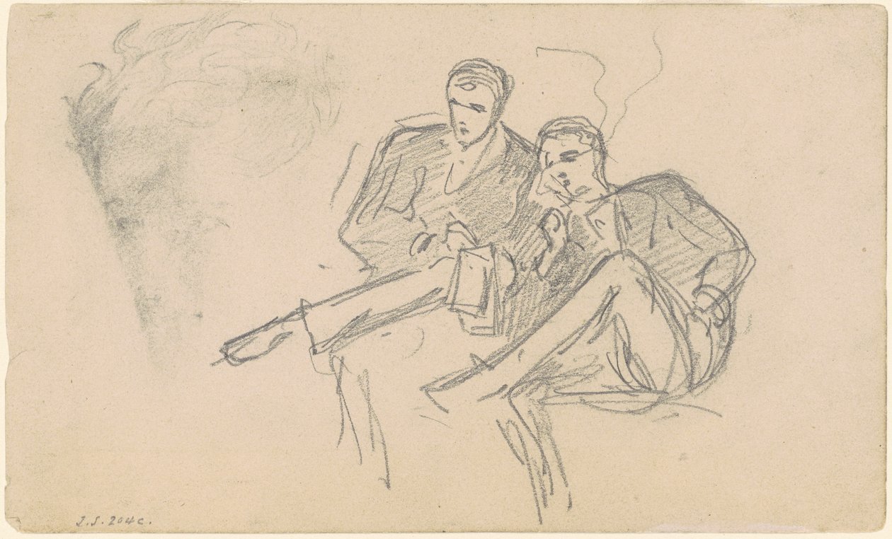 Seated Men by John Singer Sargent: Buy fine art print