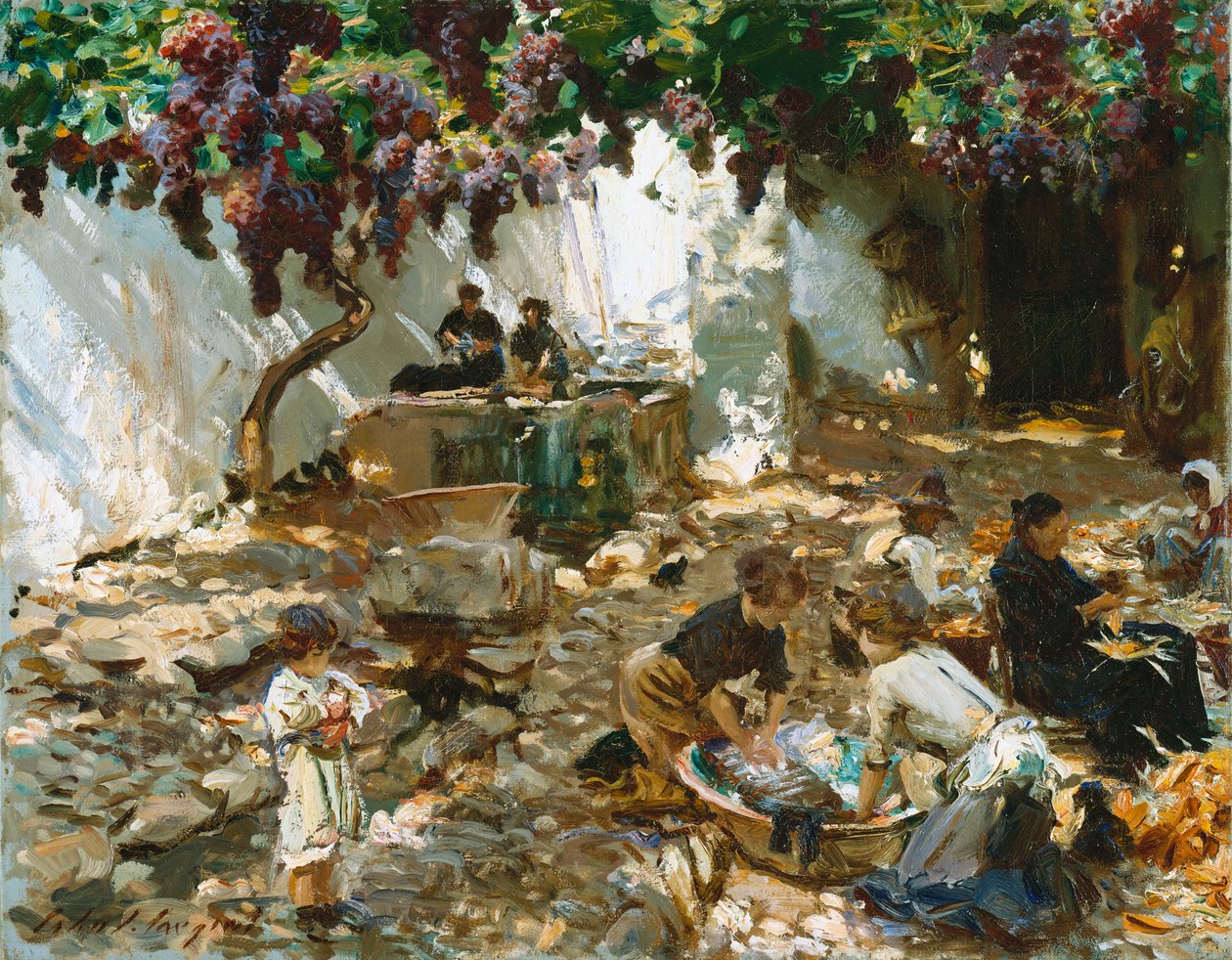 Women at Work by John Singer Sargent: Buy fine art print