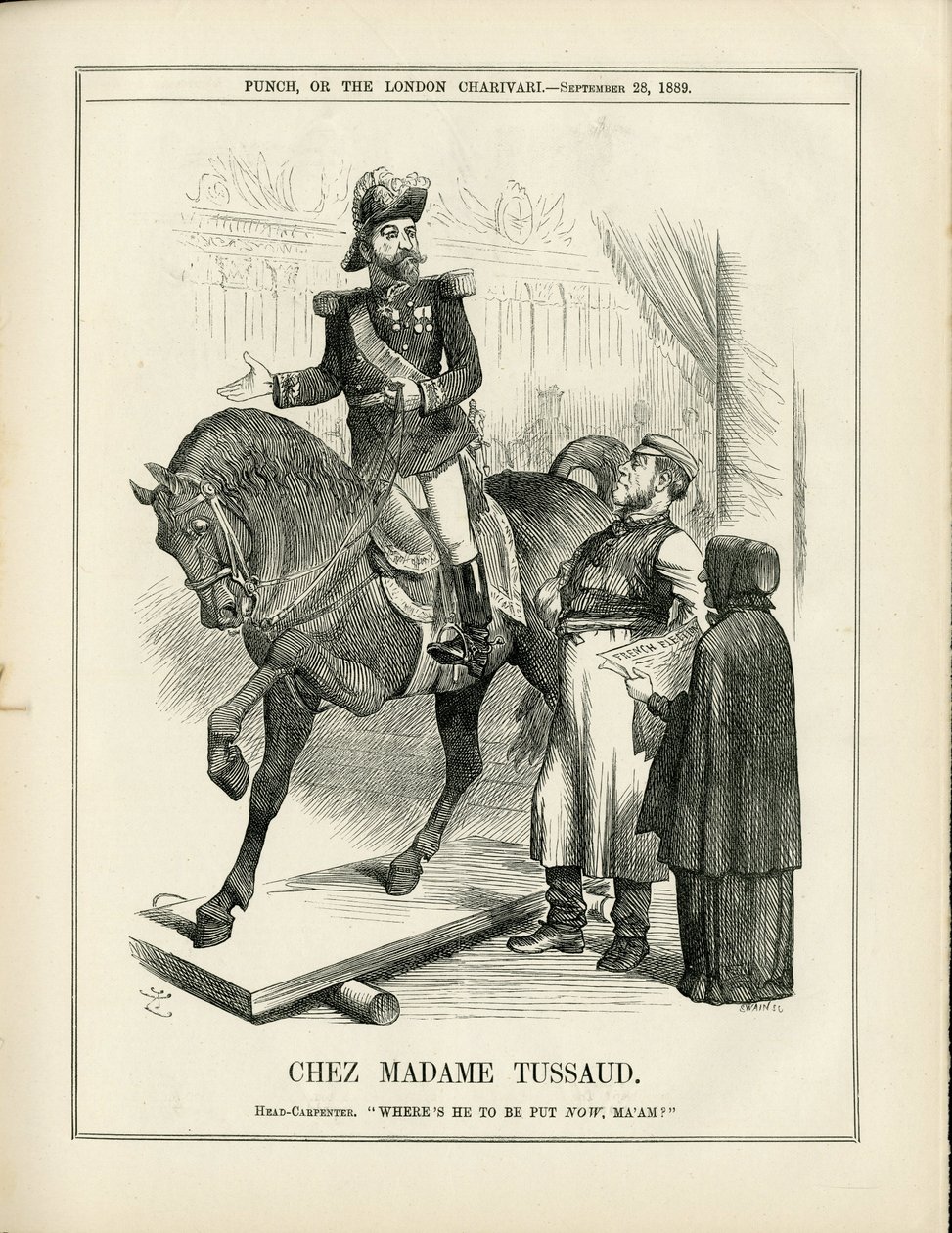 Illustration of John Tenniel in Punch by John Tenniel