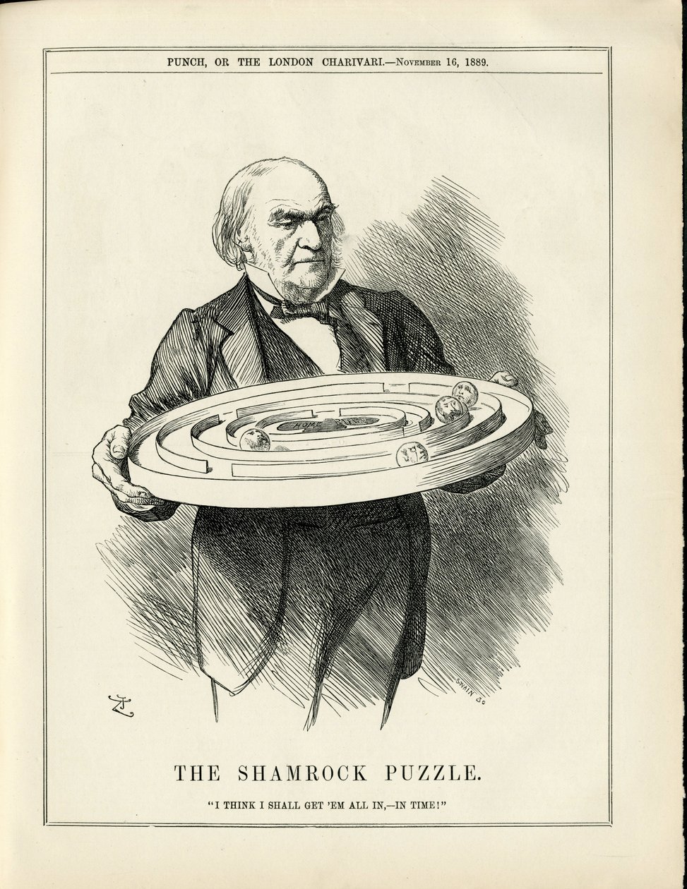 Illustration of John Tenniel in Punch by John Tenniel