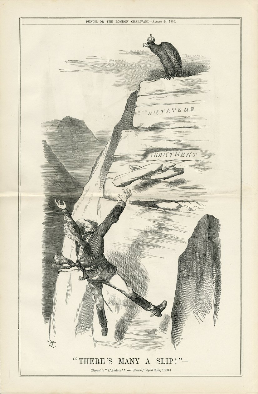 Illustration of John Tenniel in Punch by John Tenniel