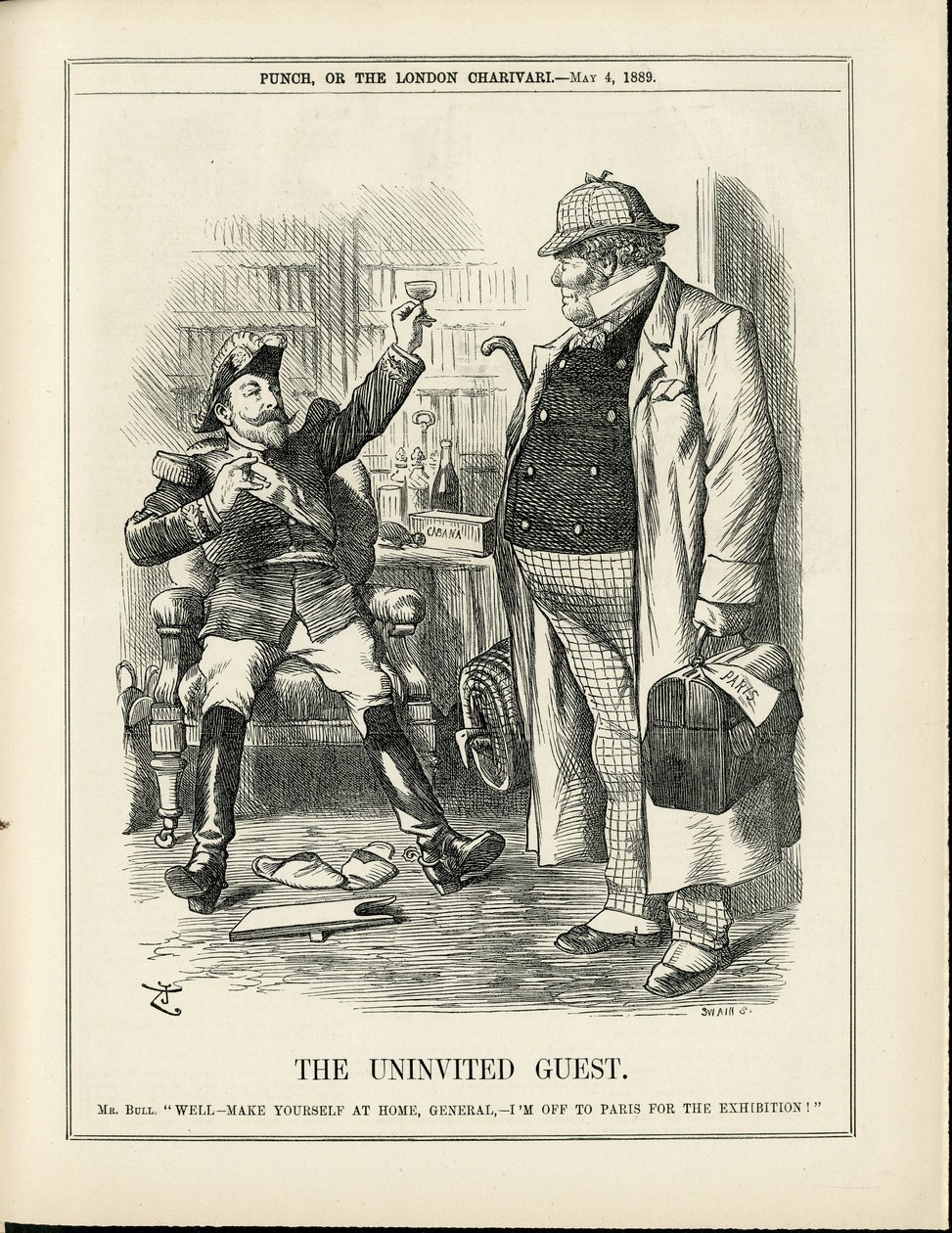 Illustration of John Tenniel in Punch by John Tenniel