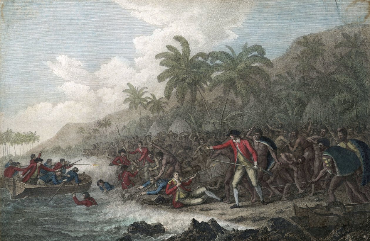 The Death of Captain James Cook on February 14