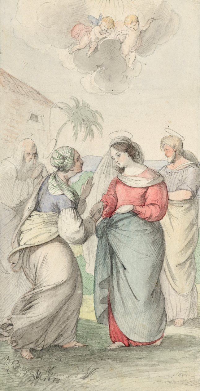 Visitation by Josef Danhauser: Buy fine art print