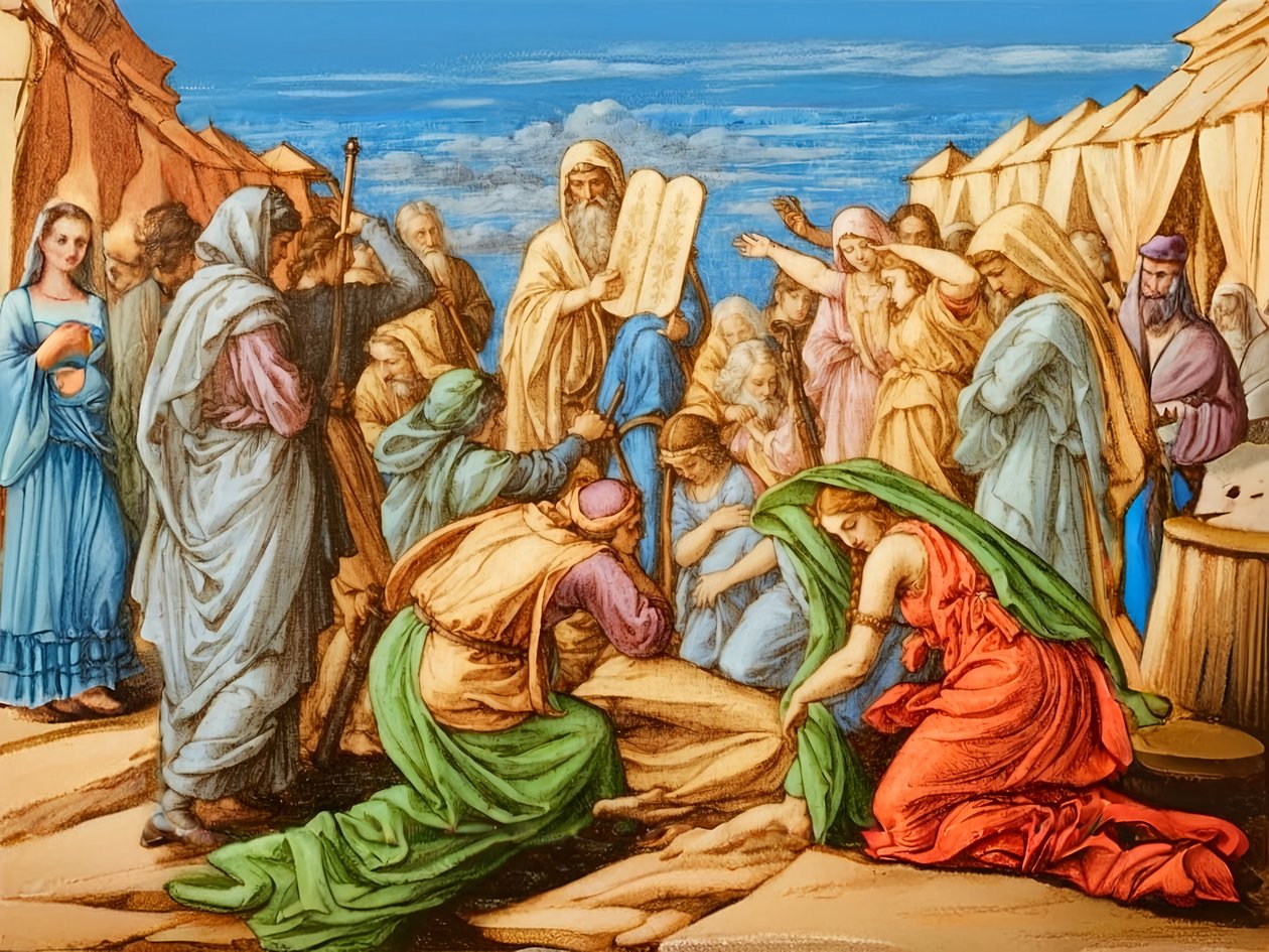 Ten Commandments (2) by Josef Johann Michel