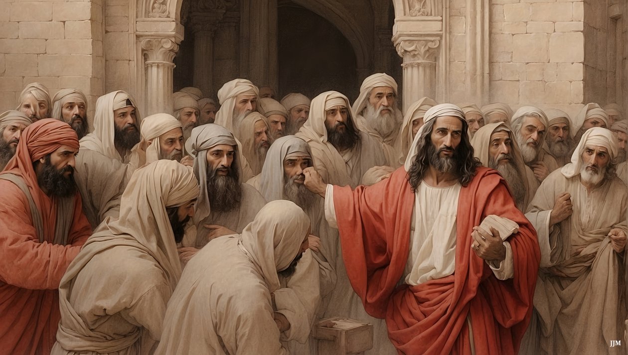 Jesus Drives the Merchants from the Temple 01
