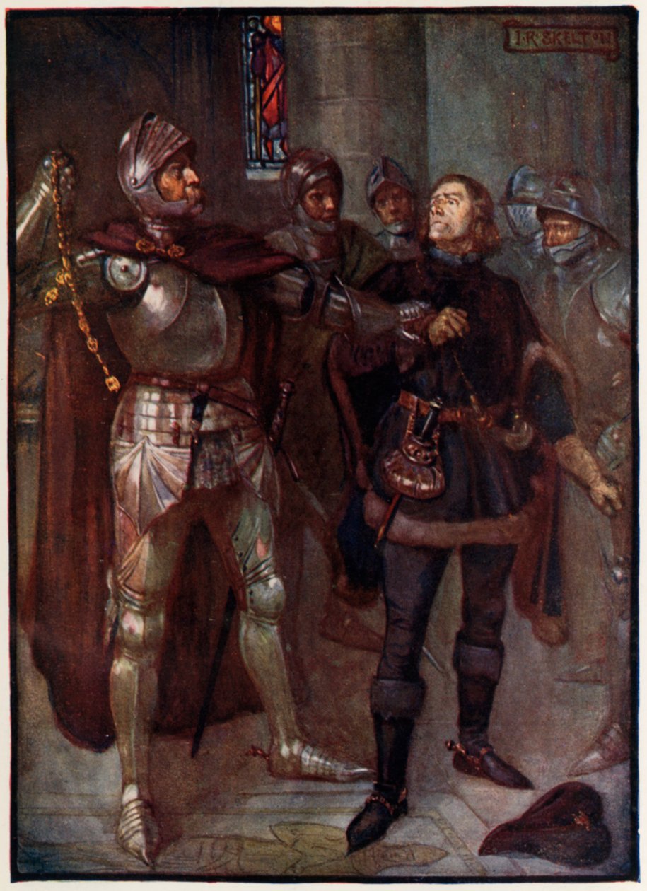 The Earl of Angus Stripping a Gold Chain from Around the Neck of Robert ...