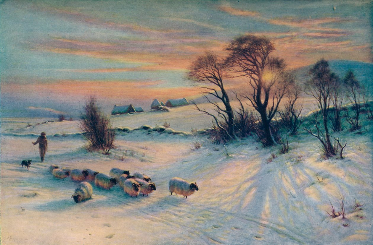 The Winter's Glow by Joseph Farquharson: Buy fine art prints