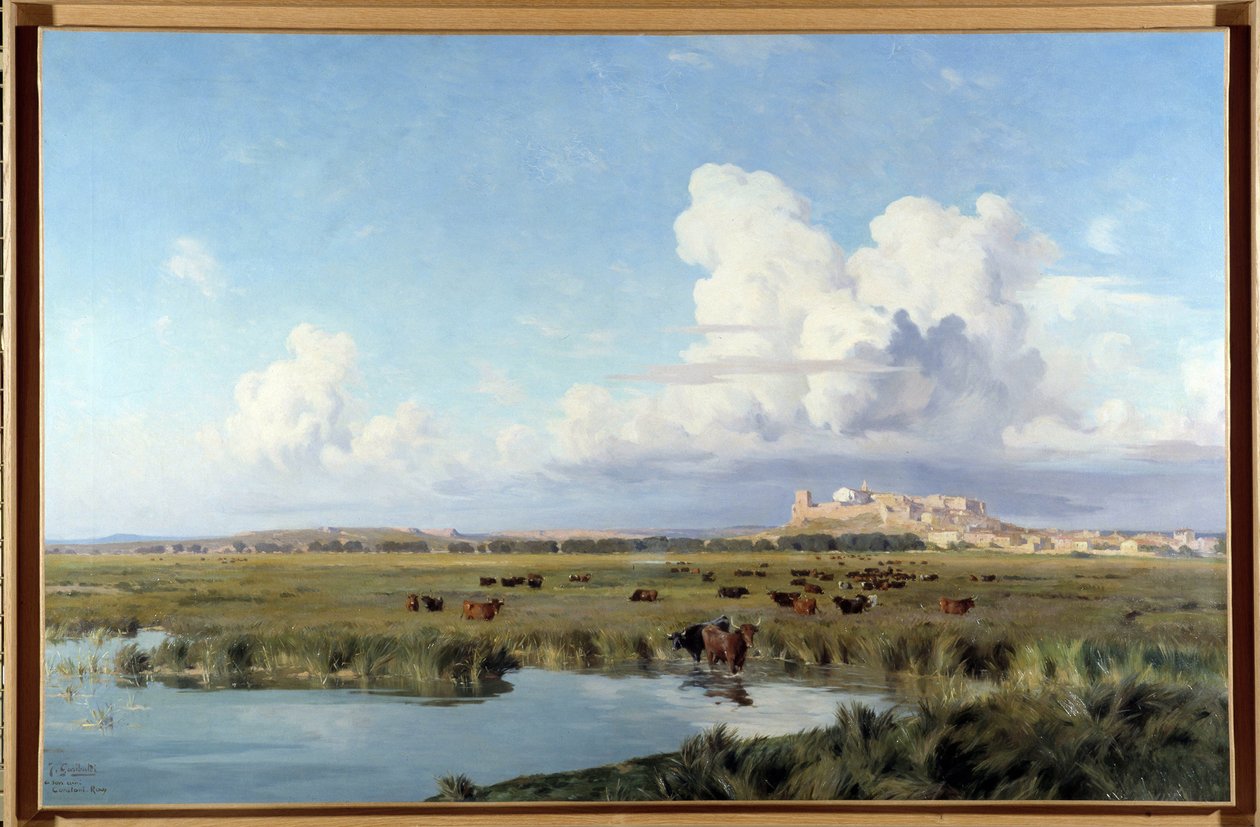 Landscape of Camargue by Joseph Garibaldi: Fine art print